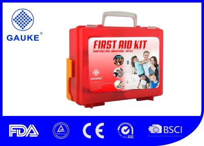 China Burn Care First Aid Box With Handle And Wall Bracket , Water-proof for sale