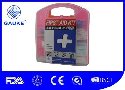 China Plastic Case Style OSHA ANSI First Aid Kit For Warehouse Customized Refills for sale