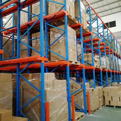 China 3-5 Levels Steel Drive In Pallet Racking 1500kg/Pallet Industrial Storage Racking for sale