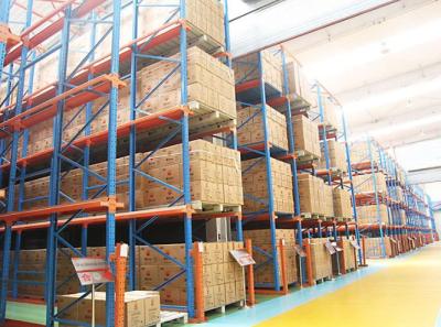 China Powder Coated Drive In Racking System Cold Room Storage 500-2000KG/Pallet for sale