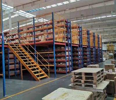 China Multi Tier Mezzanine Floor System Warehouse Mezzanine Systems Simple Assembly for sale