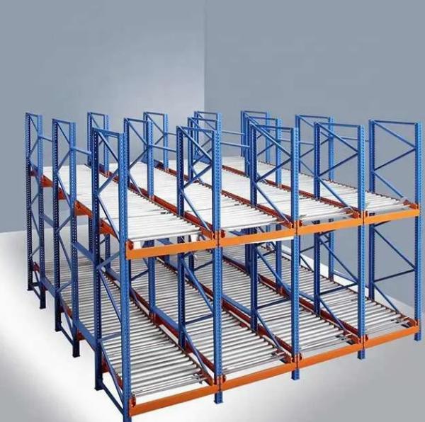 Quality High Density Live Pallet Flow Racking System With Brake / Speed Regulating for sale