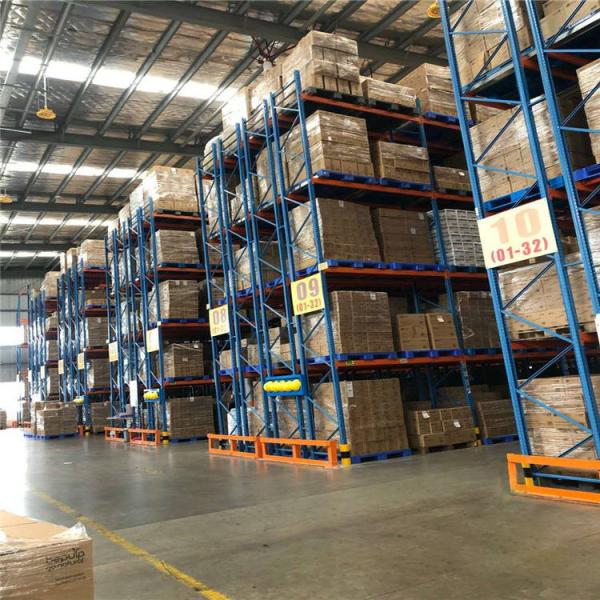 Quality Industrial Powder Coated Pallet Rack System for Warehouse Storage with Multi-Level Heavy Duty Load Capacity for sale