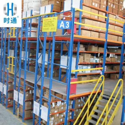 China Multi Layer Steel Structure Mezzanine Rack with Powder Coating Antirust Finishing and Customizable Size for sale