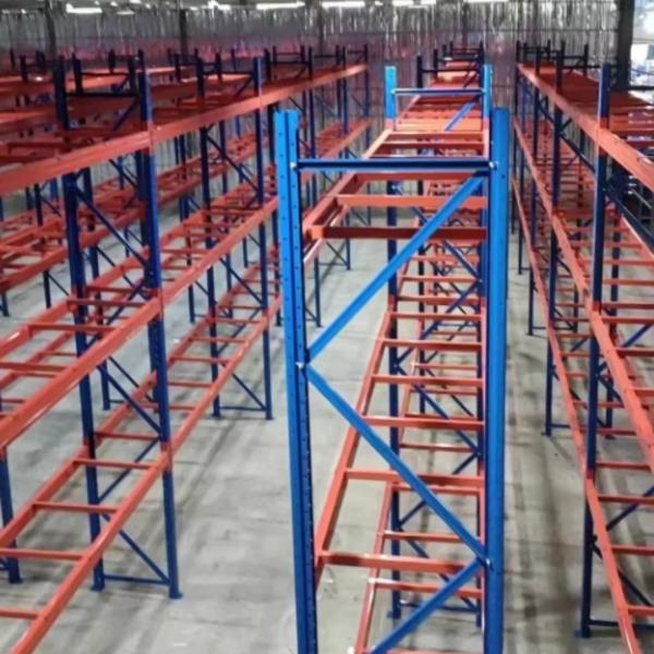 Quality Heavy Duty Selective Pallet Racking System with 4000kg/layer Capacity, Customizable Dimensions, and Powder Coated Finish for sale
