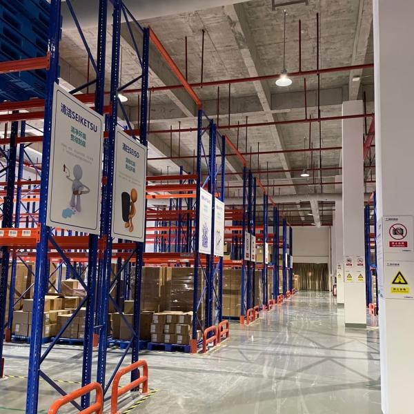 Quality Warehouse Pallet Rack System Q235B Q355B Heavy Duty Steel Storage Shelving 2-6 Levels for sale