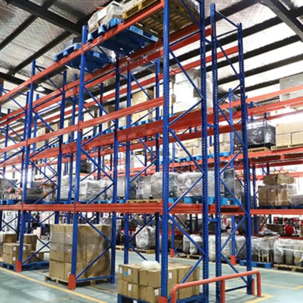 Quality Powder Coated Heavy Duty Selective Pallet Racking System for Warehouse Storage for sale