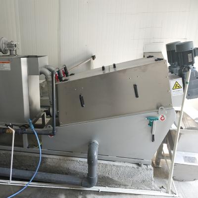 China Stainless Steel 304 Sludge Dewatering Machine Corrosion Resistant DNT-1500 1500mm Belt for sale