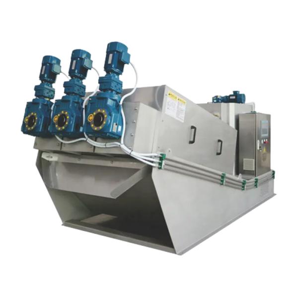 Quality DNT-3000  Spiral Screw Press Sludge Dewatering Equipment 80m³/H With 3000mm Belt Width for sale