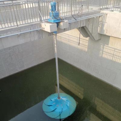 China Vertical Axle Mixer Agitator For Flocculation & Sedimentation Tank Flow Push Stable Operation for sale