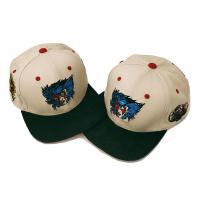 China 6 Panel Custom Flat Bill Snapback Caps Luxurious Underbrim Visor Baseball Adjustable for sale
