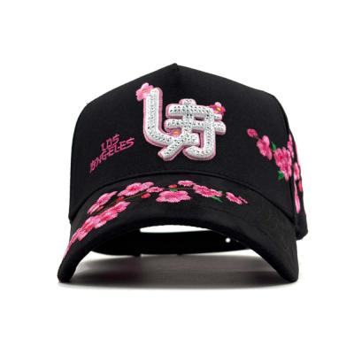 China GCHATS Los Angeles Japan Graphic Print Baseball Caps 6 Panel Structured Style for sale