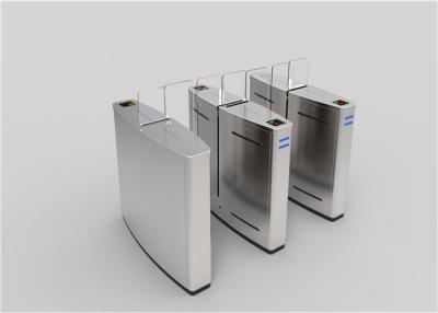 China Automatic Sliding Pedestrian Turnstile Gate Double Anti - Pinch Function for sale