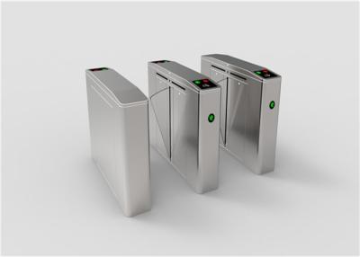 China LED Lamp Indication Speed Gate Turnstile , Flap Barrier Automatic Systems Turnstiles for sale