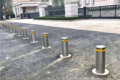 China High Lifting Speed Automatic Rising Bollards Lowered In The Raised State for sale
