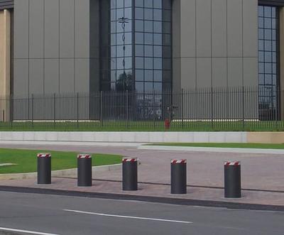 China High Rising Speed Automatic Rising Bollards With 3M Diamond Grade Reflective Film for sale