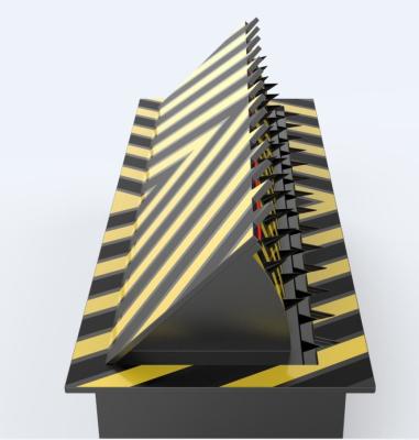 China Heavy Duty Hydraulic Road Blocker Remote Control System 30 Meters Range for sale