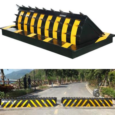 China Waterproof Road Security Barriers / Welding Cylinder Road Security Systems for sale