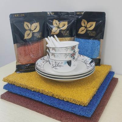 China Non Static Feeling EPDM Rubber Granules Gift Design Abrasive Resistance 09g21080502 for sale