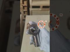 female threaded zinc plated spherical rod end with ptfe composite bushing si tk