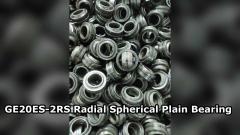 GE20ES-2RS Radial Spherical Plain Bearing Grease Chrome Steel P5 Precision 20*35*16*12