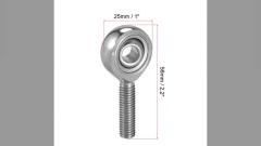 High precision 5-35 mm bore size combination rod end bearing designed for heavy duty applications