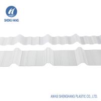 China Clear Polycarbonate Corrugated Roofing Sheet 0.8mm-3.0mm UV Protected for sale