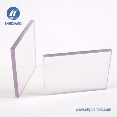 China Hoja sólida del policarbonato plástico transparente con la protección ULTRAVIOLETA lateral doble en venta