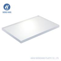 China Anti Scratch Polycarbonate Solid Sheet 3mm Clear PC Plastic Sheet UV Protection for sale