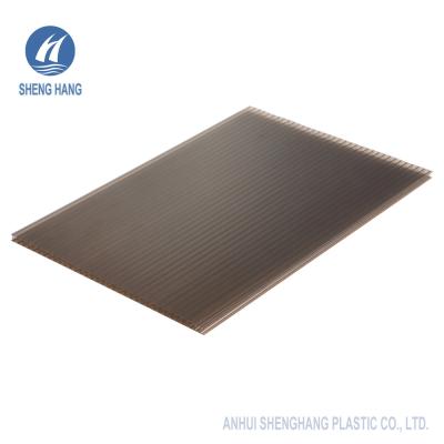 Cina Verde gemellato dello strato della cavità del policarbonato della parete del PC di plastica in vendita