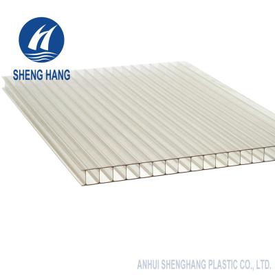 China Duidelijke Tweeling het Blad UVbescherming van het Muur Polycarbonaat Te koop