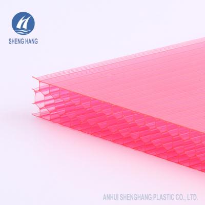 Cina L'anti anti policarbonato UV del favo di impatto riveste l'isolamento termico di pannelli del PC di plastica in vendita