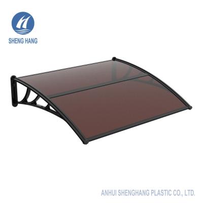 Cina I baldacchini di plastica della porta delle chiare del policarbonato tende della finestra espongono al sole la protezione della neve in vendita