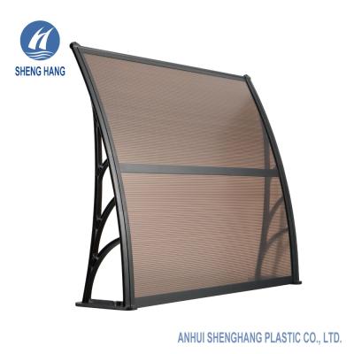 Cina Tenda Uvproof di Front Door Canopy Cover Patio del policarbonato di ISO9001 Sunshield in vendita
