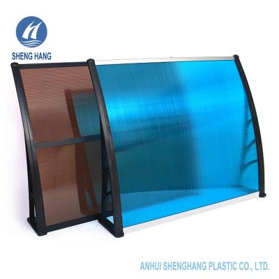 Cina Tenda Uvproof di Front Door Canopy Cover Patio del policarbonato di ISO9001 Sunshield in vendita
