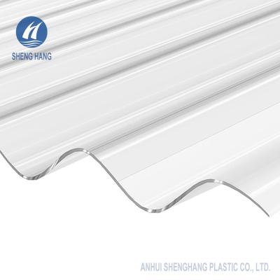 Cina strato ondulato del policarbonato della radura di 2.95×10ft Covestro resistente UV di 50 micron in vendita