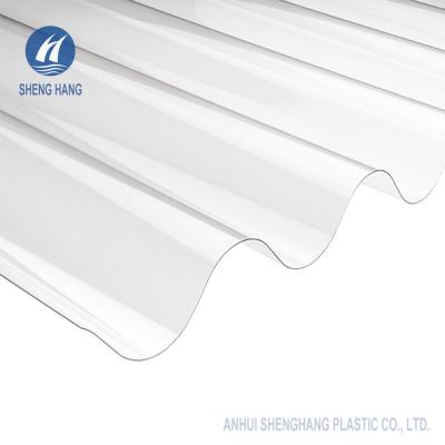Cina strato ondulato del policarbonato della radura di 2.95×10ft Covestro resistente UV di 50 micron in vendita