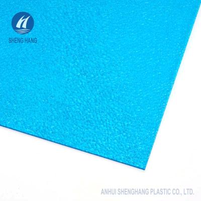 Cina SGS strutturato RoHS di Diamond Polycarbonate Embossed Sheets 2100*5800mm in vendita