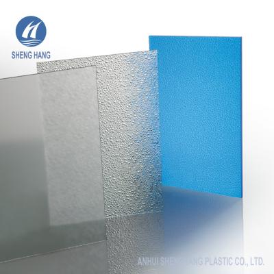Cina SGS strutturato RoHS di Diamond Polycarbonate Embossed Sheets 2100*5800mm in vendita