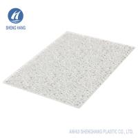 China 2mm Diamond Textured Polycarbonate Sheet 50 Micron UV Resistant Coated Solid Panel for sale