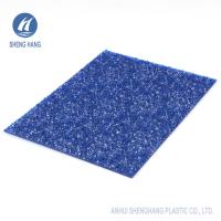 China 2mm Diamond Textured Polycarbonate Sheet 50 Micron UV Resistant Coated Solid Panel for sale