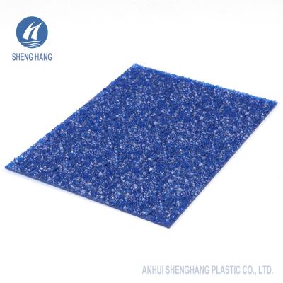 Cina strati di 2mm Diamond Solid And Textured Polycarbonate resistente UV di 50 micron ricoperto in vendita