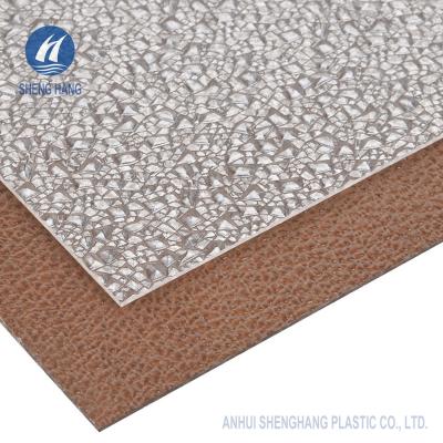 Cina Diamond Embossed Polycarbonate Sheet verde arancio 3mm impermeabili in vendita