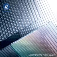 China Triple Wall Polycarbonate Hollow Sheet 8mm UV Coextruded Roofing Panel for sale