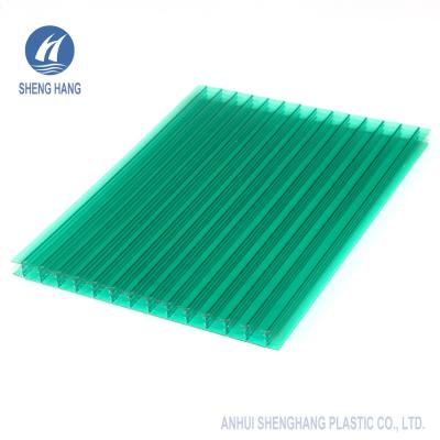 Cina Anti strato 16mm chiaro Eco verde della cavità del policarbonato di uragano di impatto in vendita