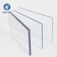 China Clear Solid Polycarbonate Sheet 5mm 1.82m Width 50 Micron UV Coating High Impact for sale