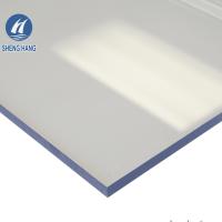 China Clear Polycarbonate Solid Sheet 3mm Thick UV Resistant Fire Rated Glazing Panel for sale