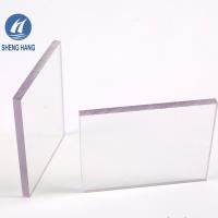 China Clear Polycarbonate Solid Sheet 3mm Thick UV Resistant Fire Rated Glazing Panel for sale