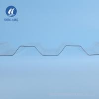 China Corrugated Polycarbonate PC Sheet 0.8mm-3.0mm Unbreakable Roofing Panel for sale