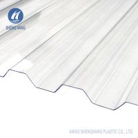 China UV Protection Compact Polycarbonate Roofing Sheets 1.0mm Thickness 900mm Width for sale